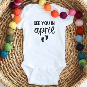 See You in April Svg, See You in April Png, Pregnancy Announcement ...