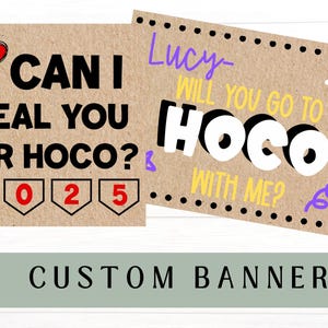 Personalized Homecoming Banner – Custom HOCO Banner – Homecoming ...