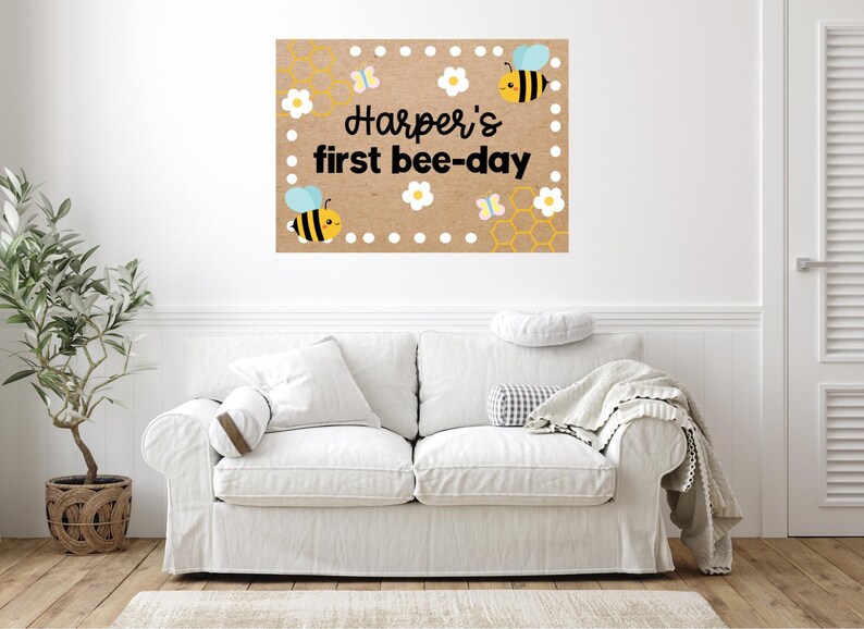 Personalized First Birthday Banner, Personalized First Birthday Party ...