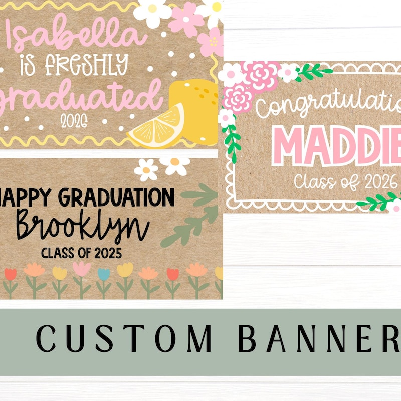 Painted Brown Paper Signs - Etsy