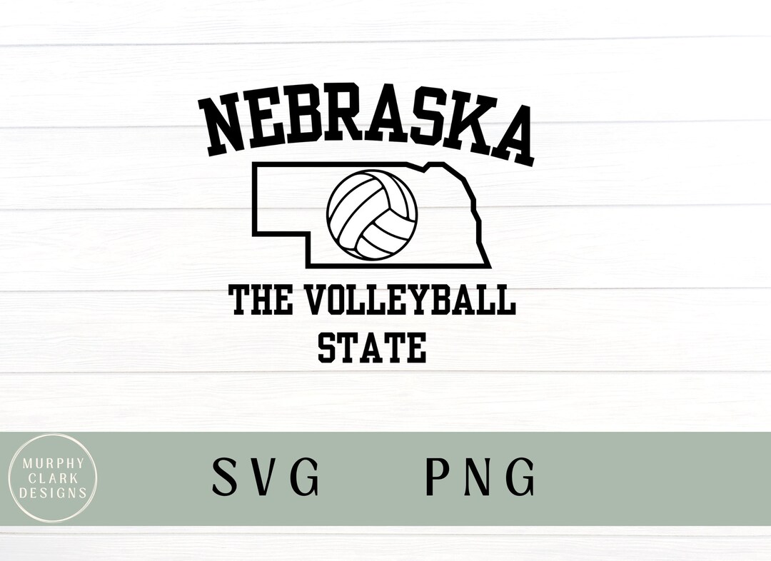 Nebraska Volleyball Svg / Volleyball Mom Png / Volleyball Png ...