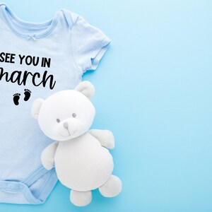 See You in March Svg, See You in March Png, Pregnancy Announcement ...