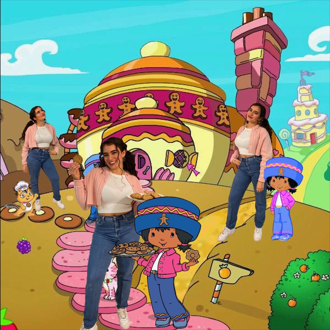 Hang Out with Cartoon Character Digital Print | Etsy