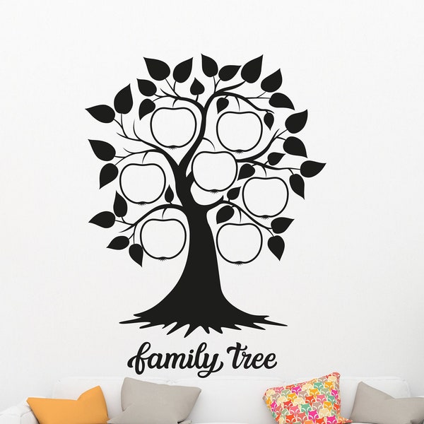 Family Tree Decal - Etsy