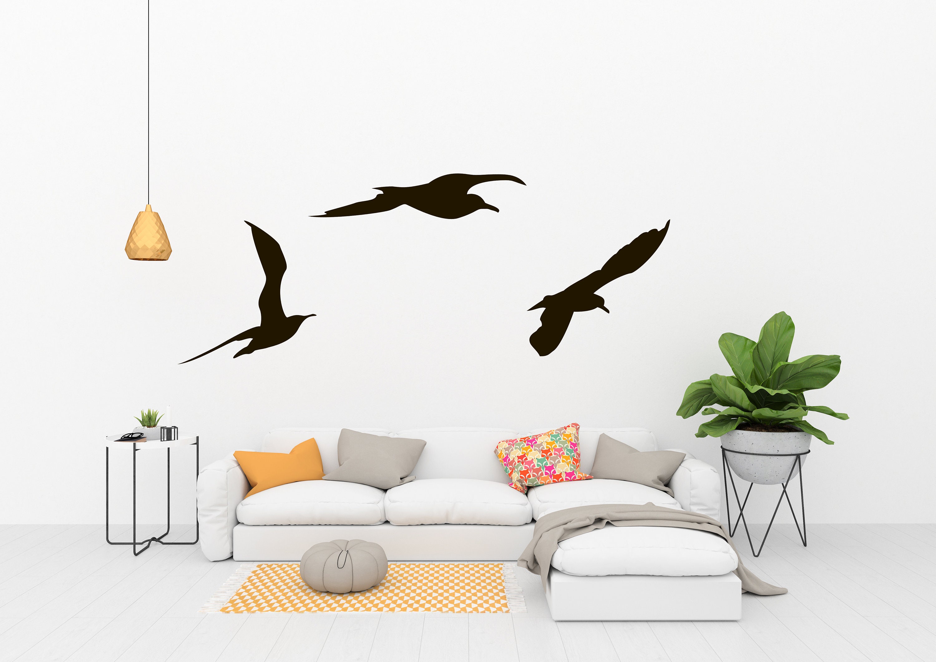 Seagull SVG Bundle, Seagull Clipart, Flying Birds Silhouettes Svg ...