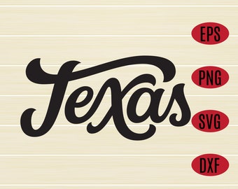 Texas Dxf File - Etsy