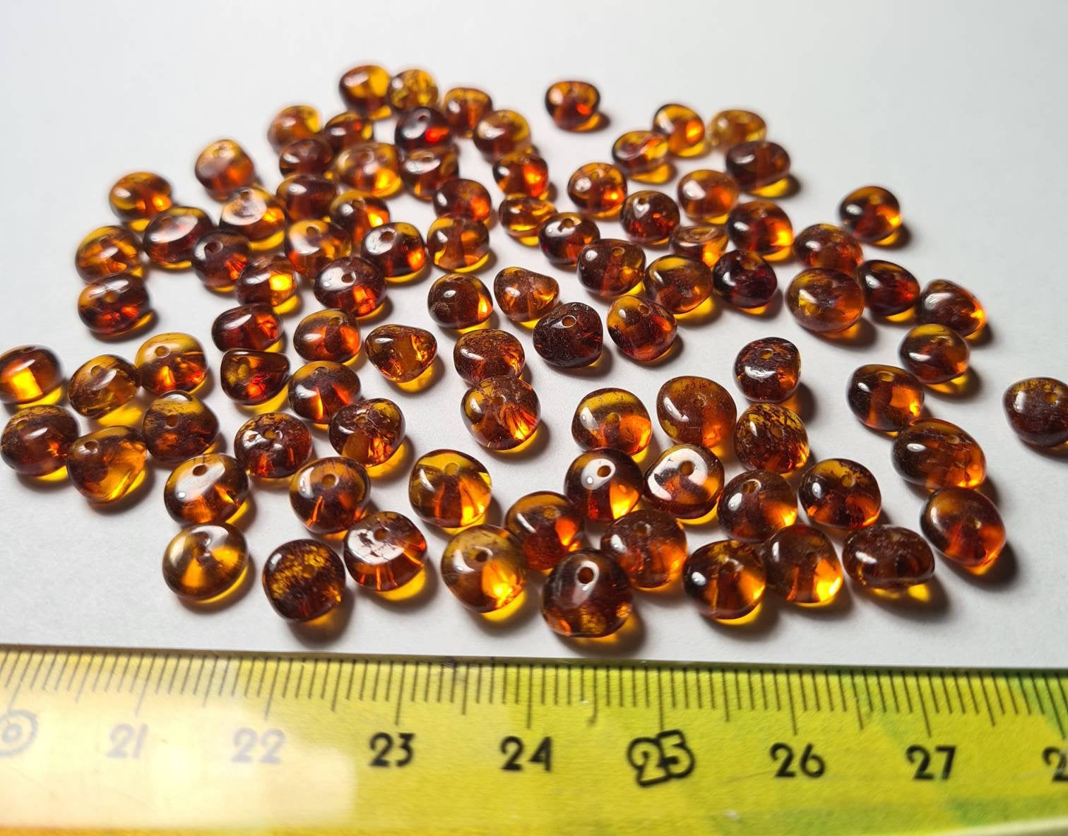 Baltic Amber Beads / Amber Beads / Amber Beads / With Drilled | Etsy