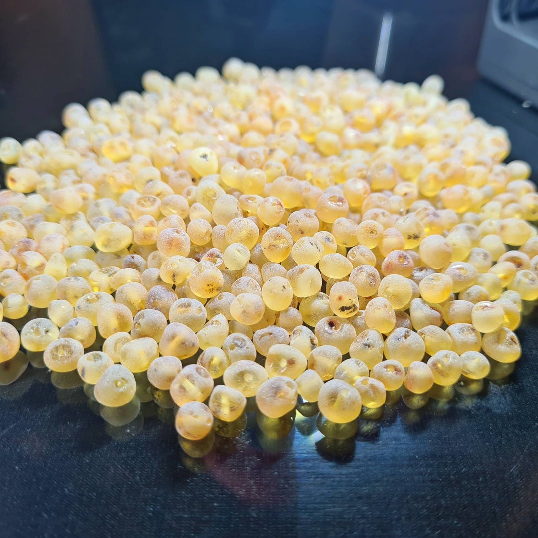 Baltic Amber Beads / Amber Beads / Raw Amber Beads / With Drilled Hole ...