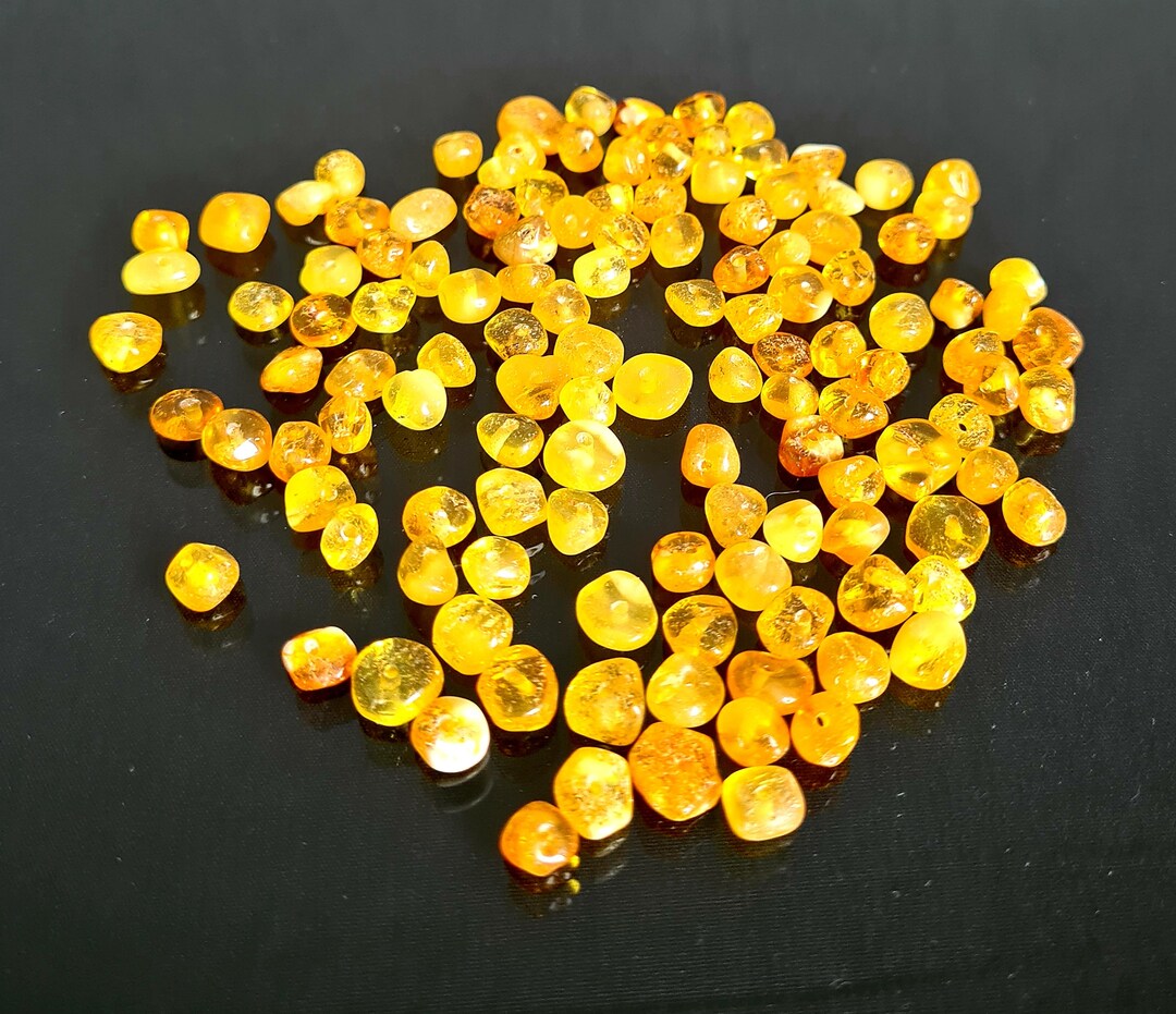 Baltic Amber Beads / Amber Beads / Amber Beads / With Drilled Hole ...