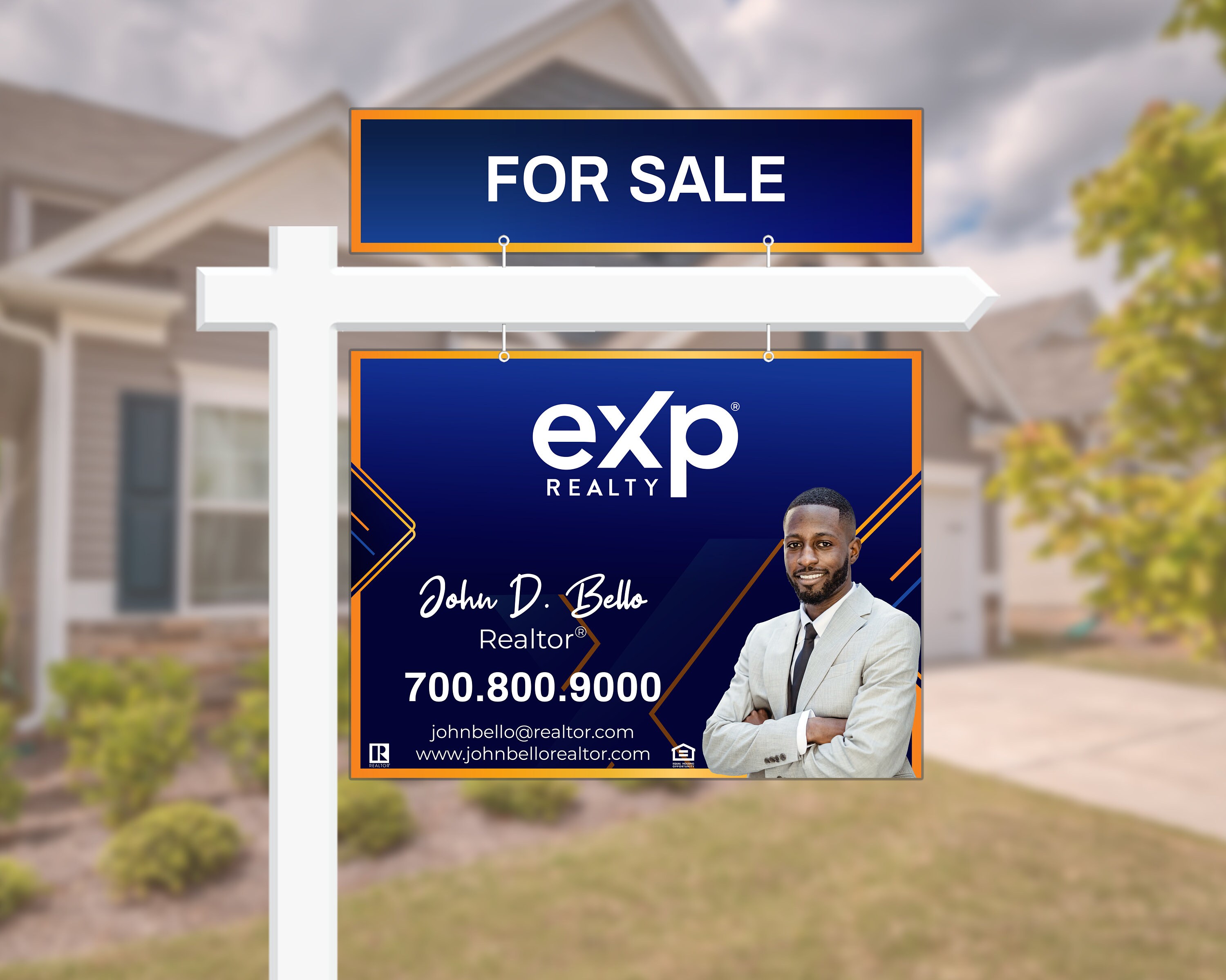 Real Estate Yard Sign Yard Sign Template Digital Template - Etsy
