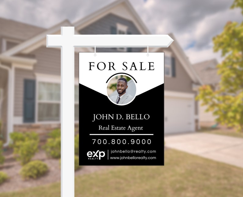 Real Estate Yard Signs, EXP Realty Sign, Yard Sign Design, for Sale ...