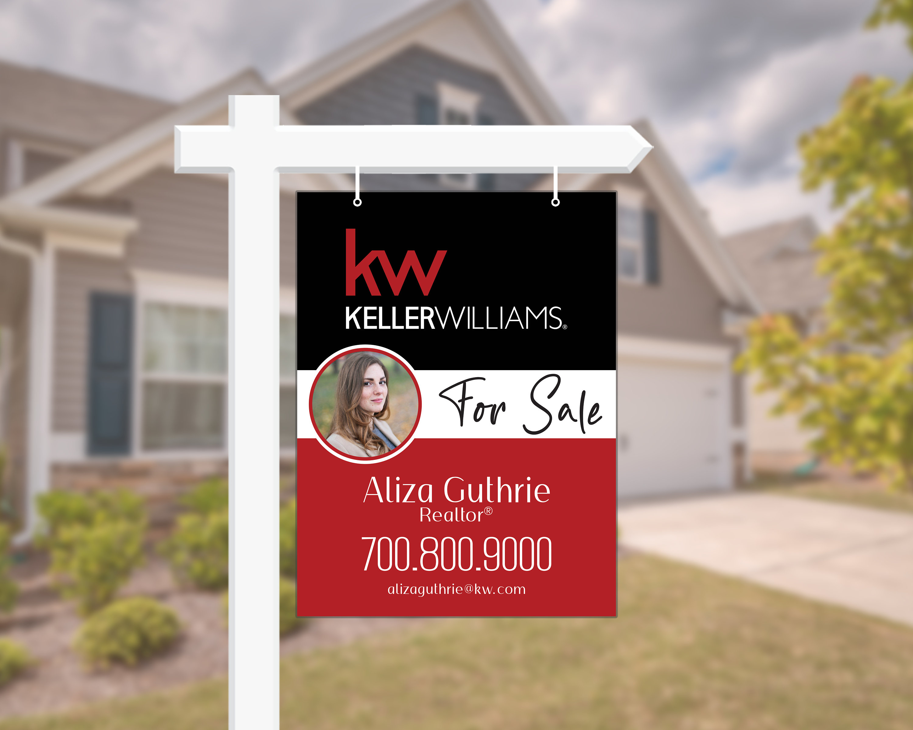 Yard Sign Design, Keller Williams, Digital Templates, for Sale Sign ...
