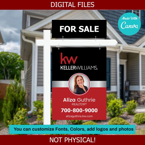 Keller Williams Sale Signs Etsy