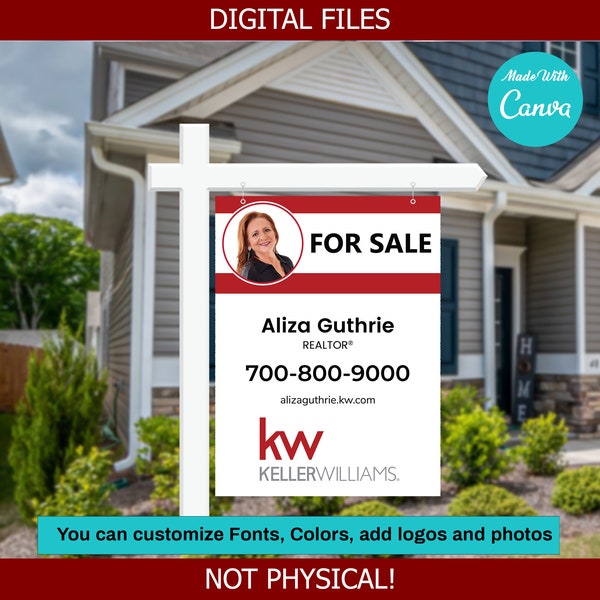 Keller Williams Sale Signs Etsy