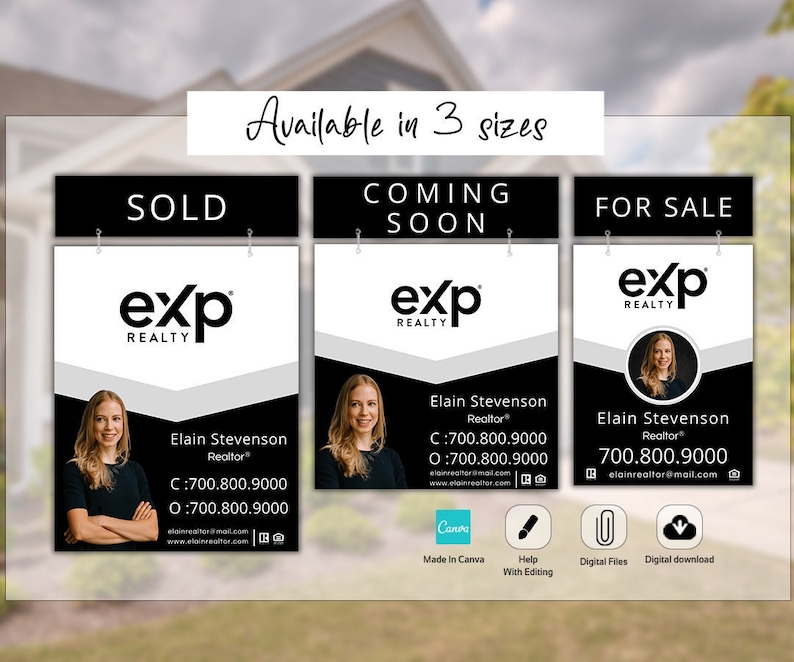 Real Estate Yard Signs, EXP Realty Sign, Yard Sign Design, Real Estate ...