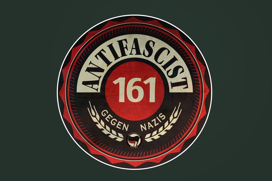 Antifascist Action (161) Vinyl Sticker: Waterproof & Weatherproof - Etsy