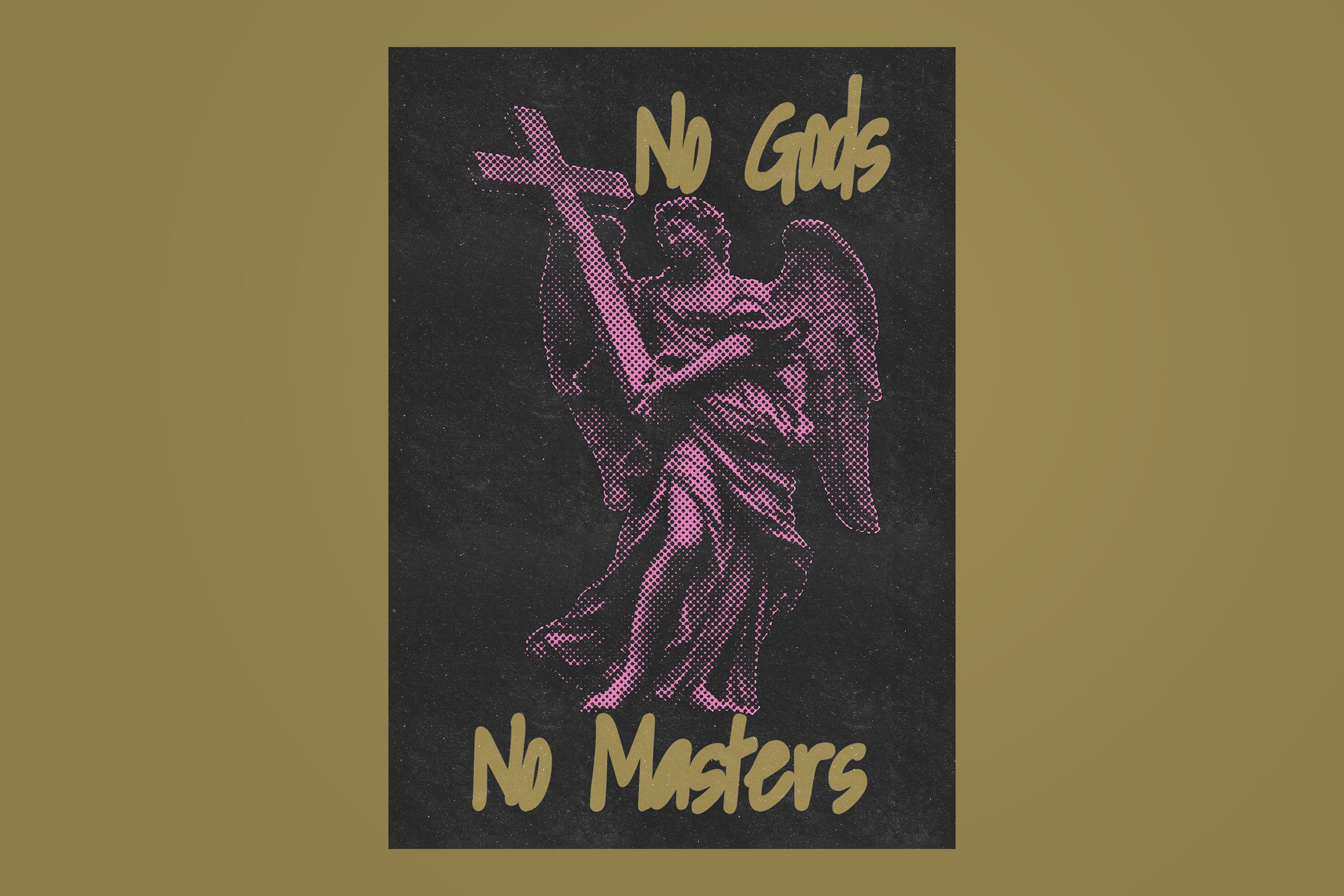 No Gods No Masters Sticker Rectangle Sticker Anarchy - Etsy