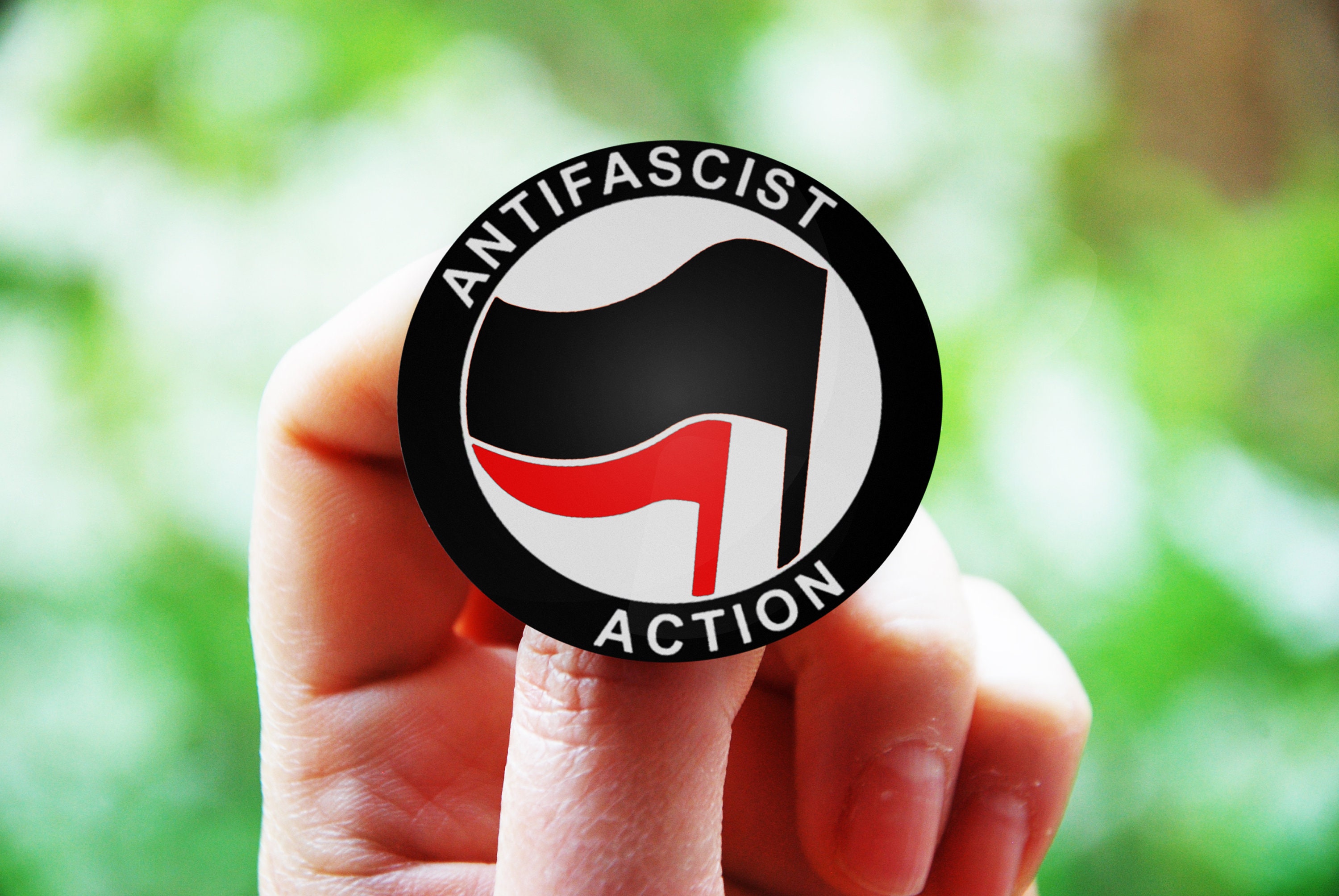 Antifascist Action Button Badge Pin Anti Nazi Anti-fascist - Etsy