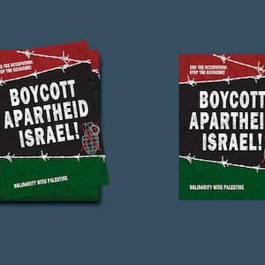 Boycott Apartheid Stickers, I Stand With Palestine, Save Palestine ...