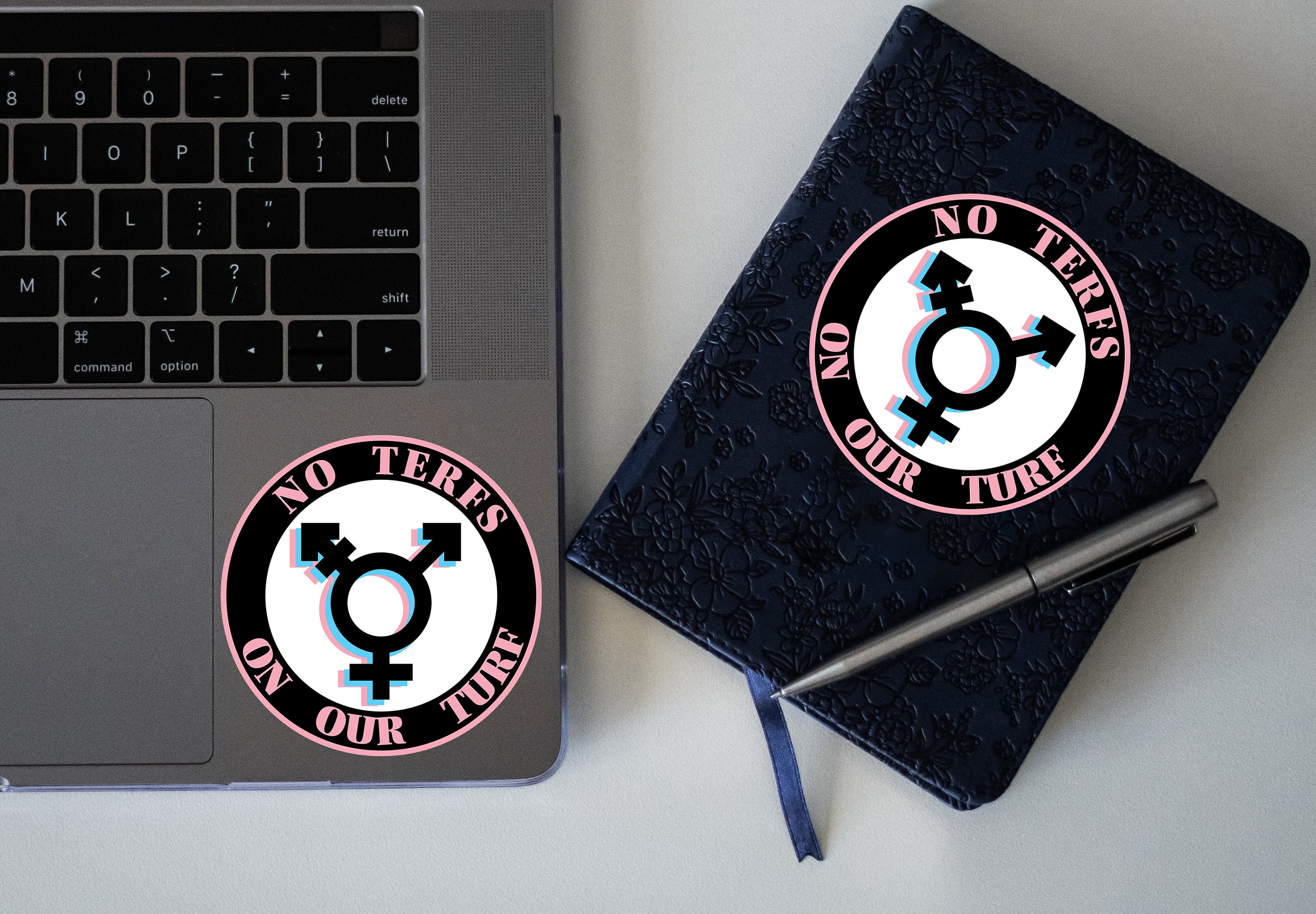 15 Pack No Terfs on Our Turf Mini Stickers Durable LGBT - Etsy
