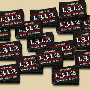 15 Pack 1312 Mini Sticker, We Don't Call the Police Sticker ...