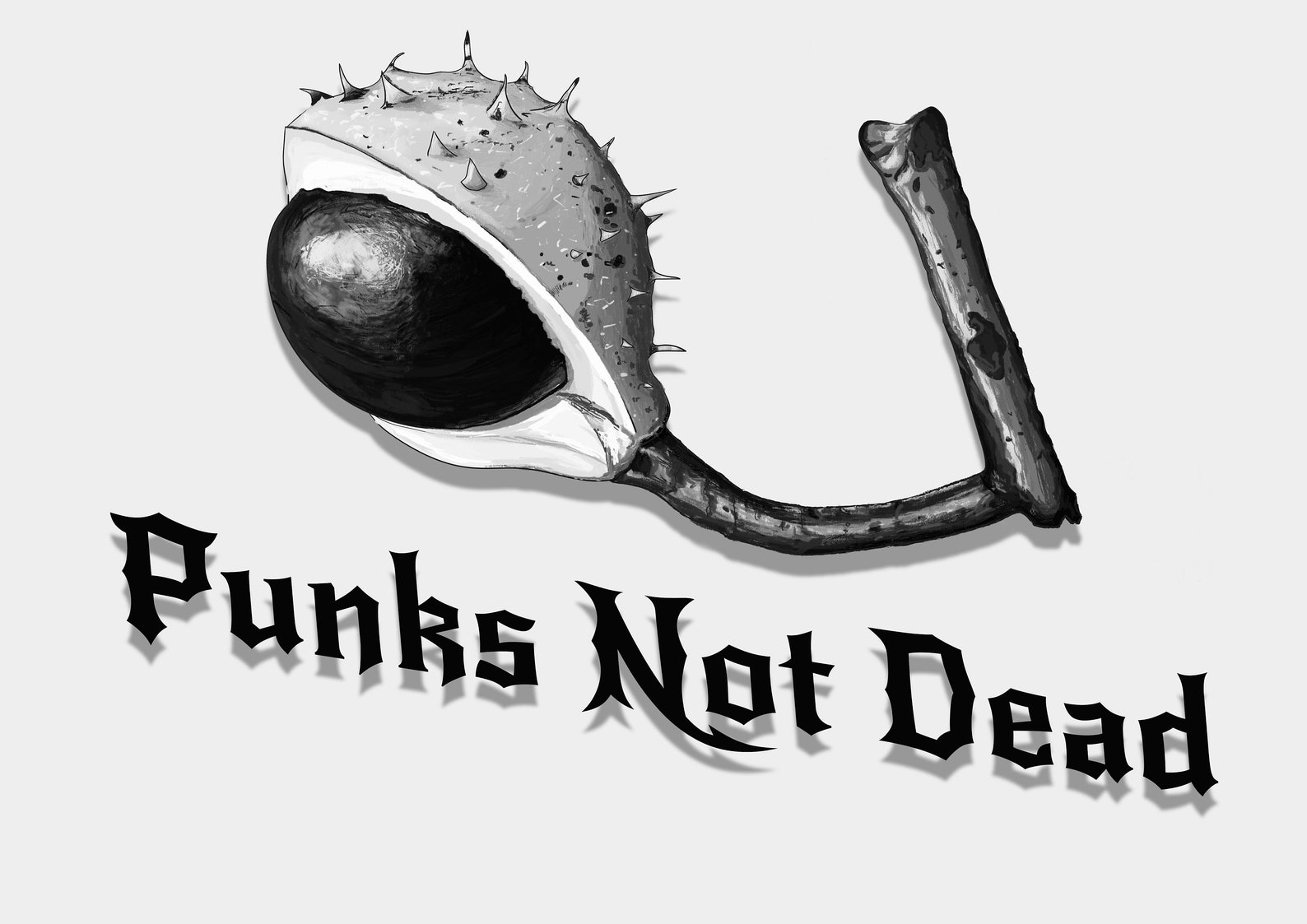 Punks Not Dead Print Punk Rock Art Print Punk Subcultures - Etsy