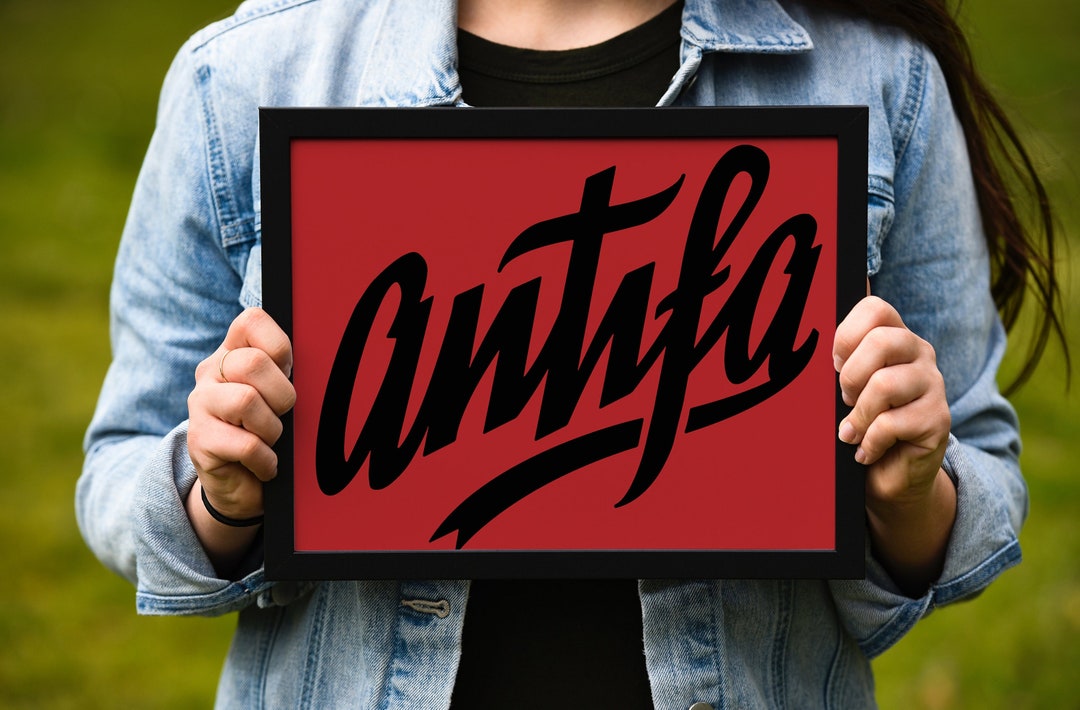 Antifa Poster, Antifascist, Destroy Nazism, Anti-nazi, Anti-racist ...