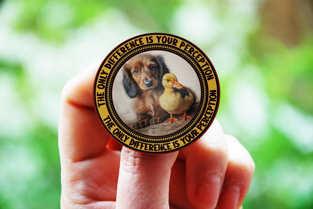 The Only Difference is Your Perception Badges, Vegan Button Pins, Animal Rights, Animal ...