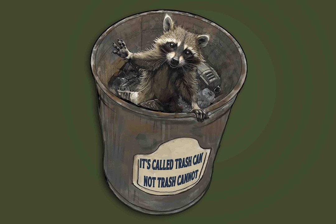 It's Called Trash Can Not Trash Cannot Sticker, Gift for Friend Sticker ...