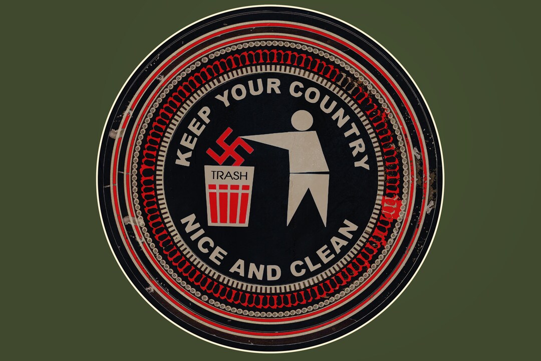Antifascist Vinyl Sticker: Keep Your Country Nice and Clean - Etsy