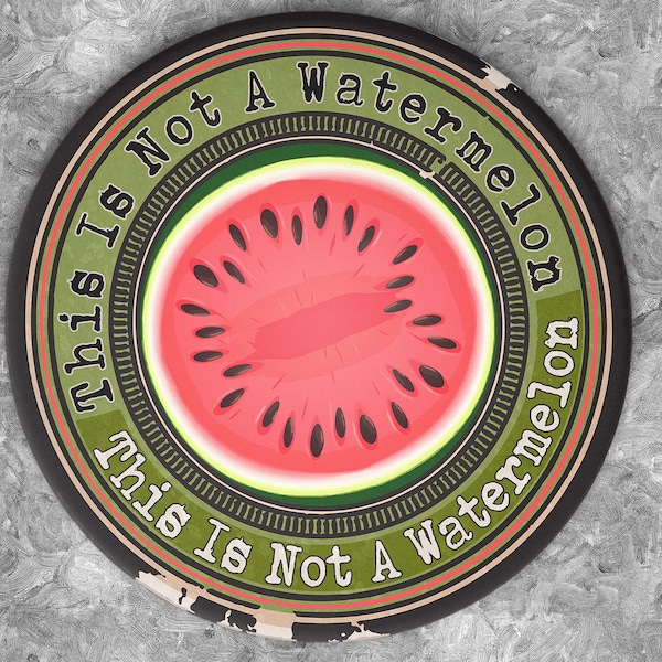 Palestine Watermelon Map Pin - Etsy