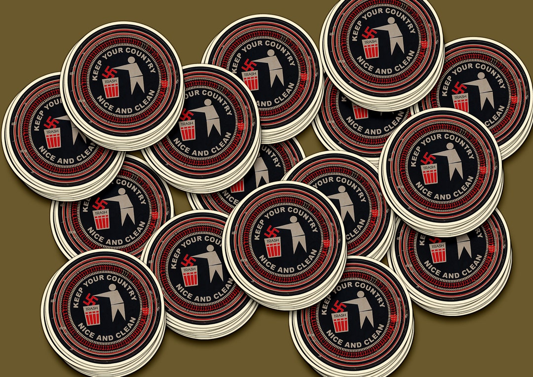 15 Pack Antifa Mini Stickers, Keep Your Country Nice and Clean ...