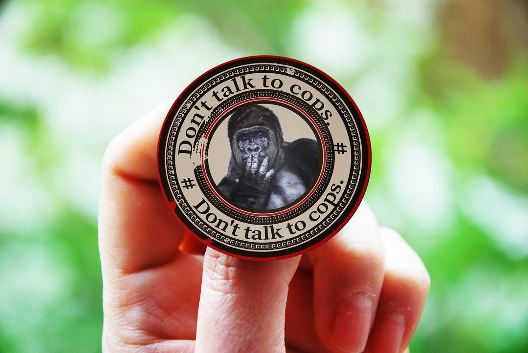 Don't talk to cops Badges, Defund the Police Buttons, Anarchy, ACAB ...