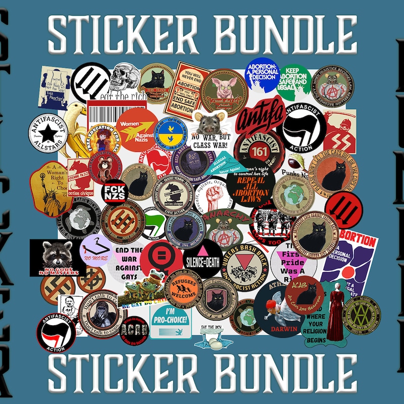 Punk Stickers Bundle - Etsy UK