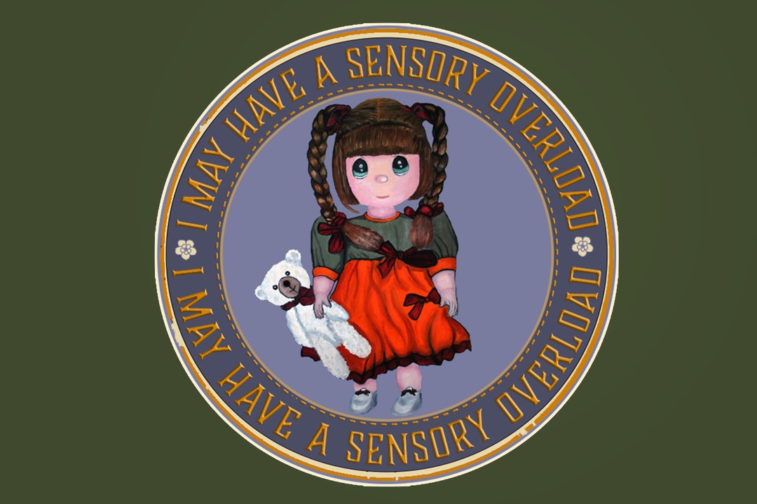 Sensory Overload Vinyl Sticker – Autism Awareness, Disability ...