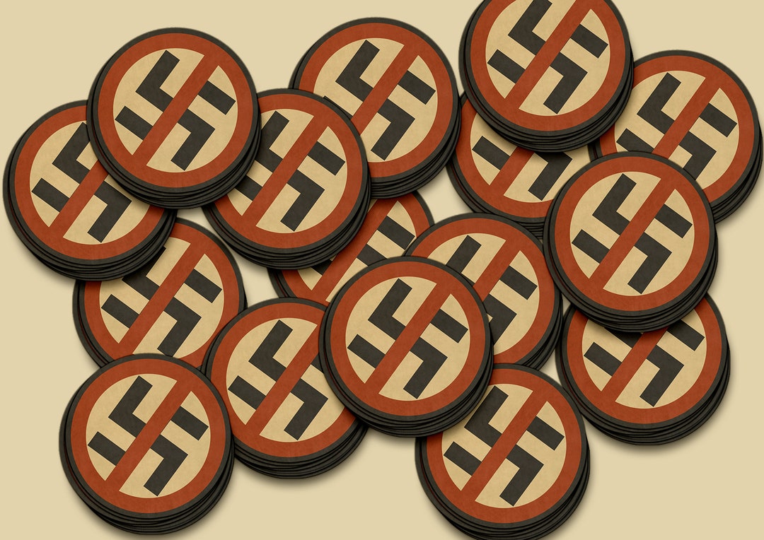 Anti-nazi Stickers: 15 Pack Antifascist Vinyl Decals - Etsy