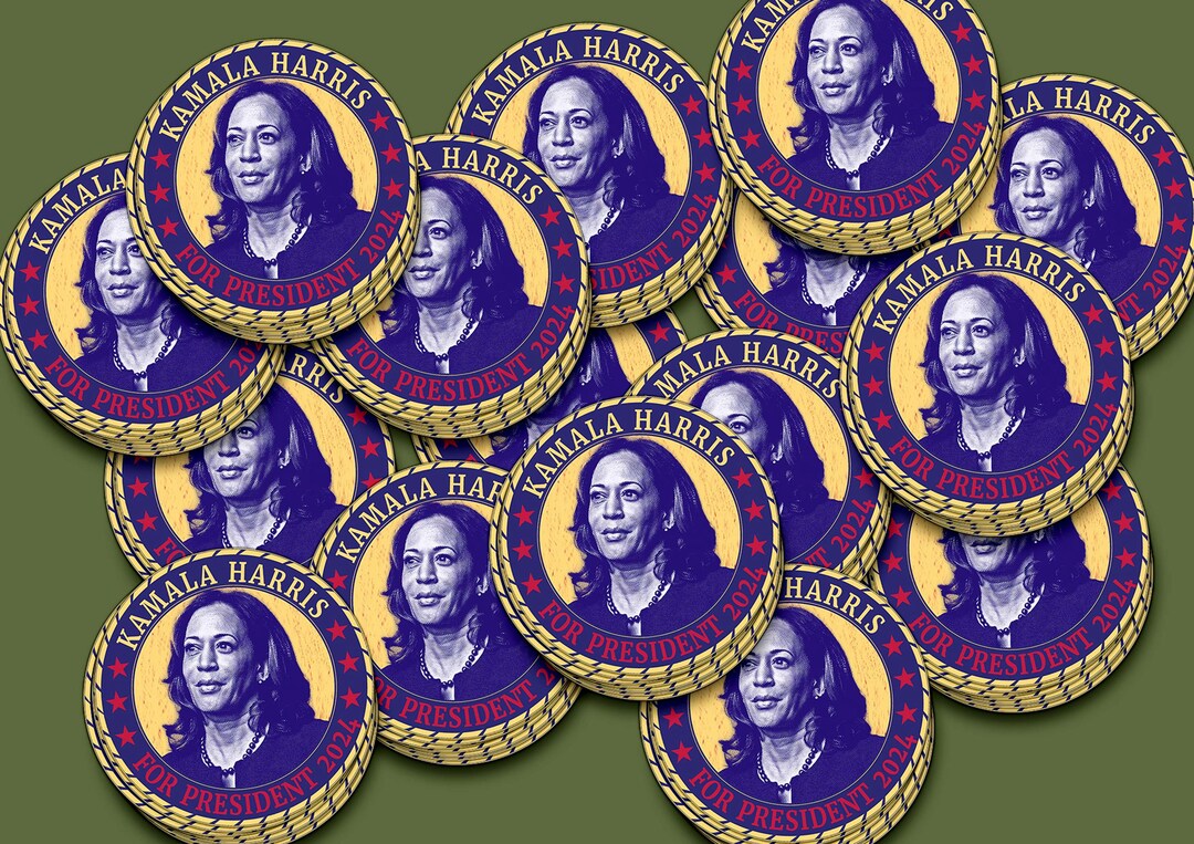 15 Pack Kamala HARRIS for President 2024 Mini Sticker, Kamala ...