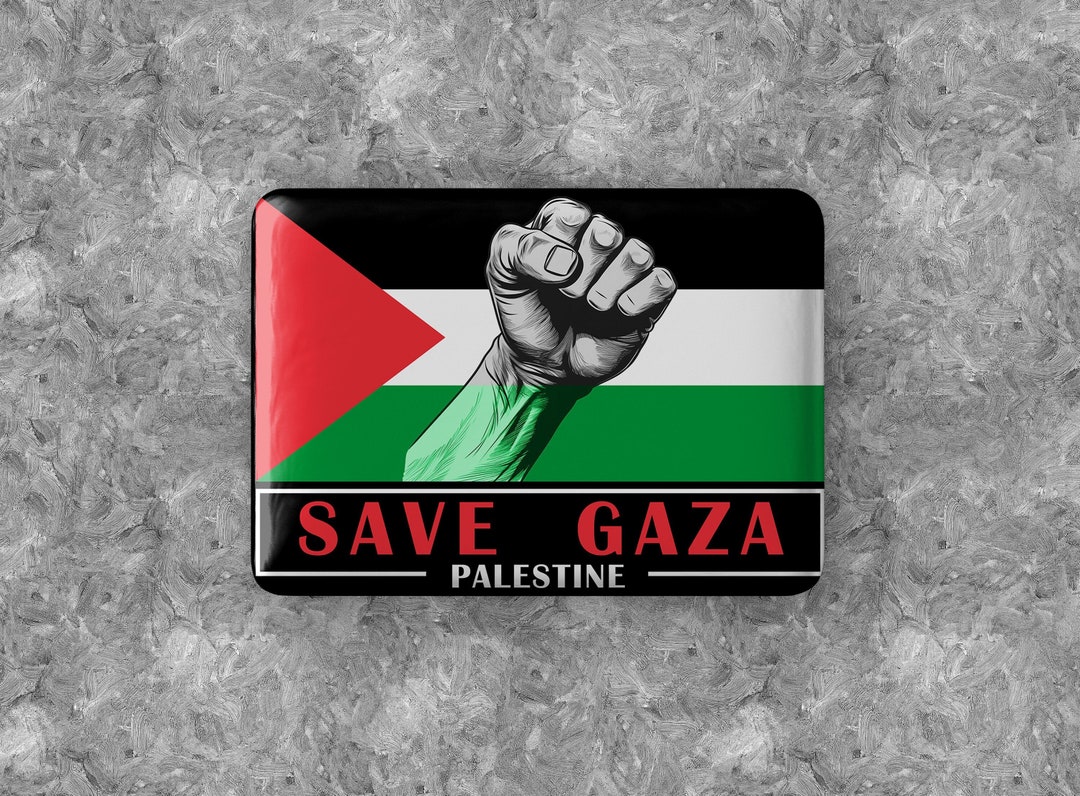 Distintivo Salve Gaza Palestina: Pin retangular (68 x 44 mm) - Etsy ...