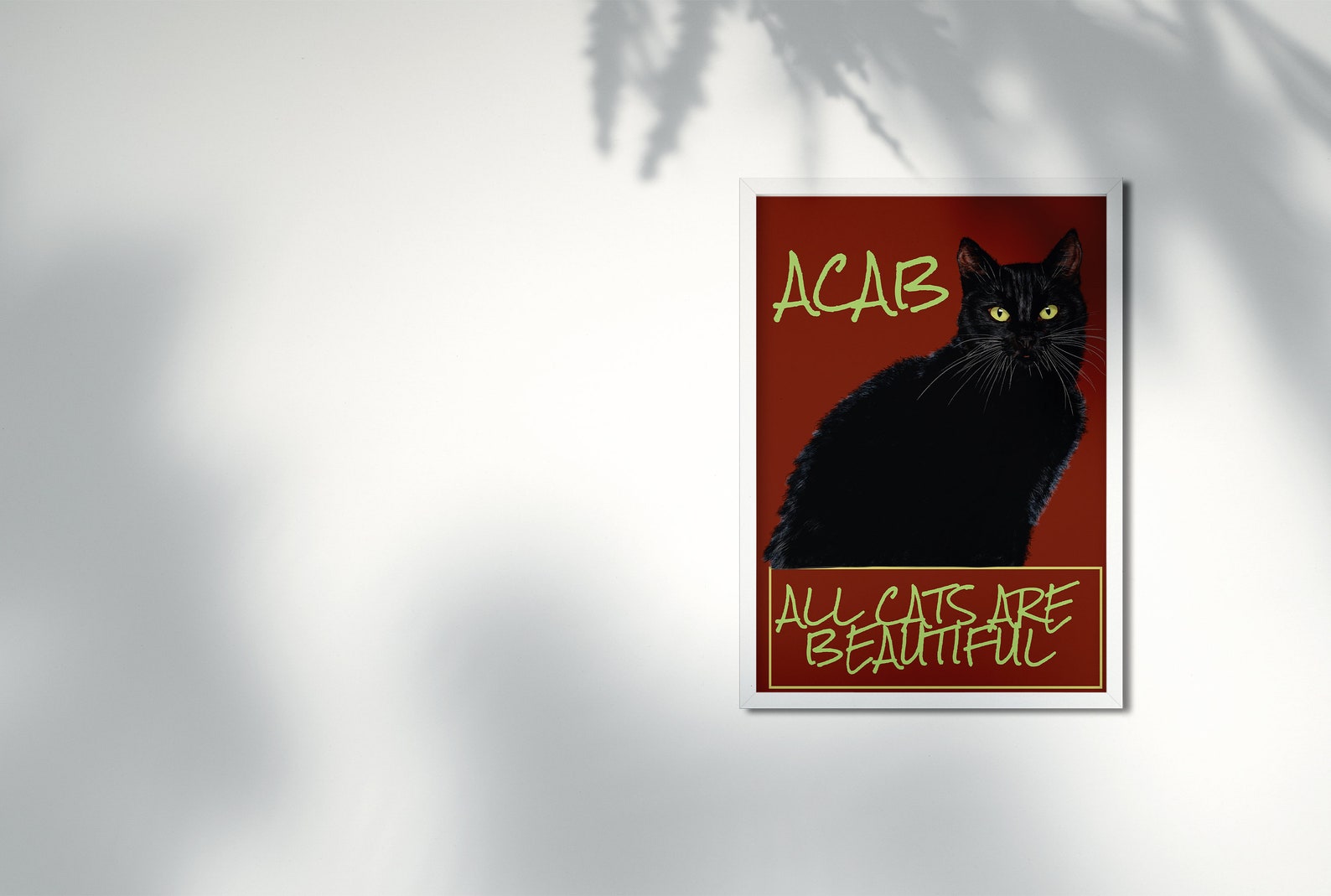 Acab All Cats Are Beautiful Print/ 1312 Poster/ Police | Etsy