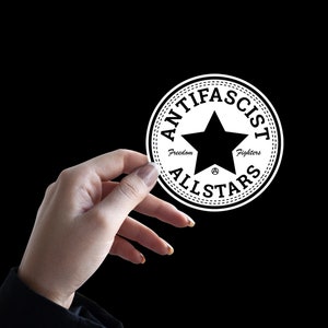 Antifascist Allstars - Freedom Fighters Sticker, Anti-fascist Action ...