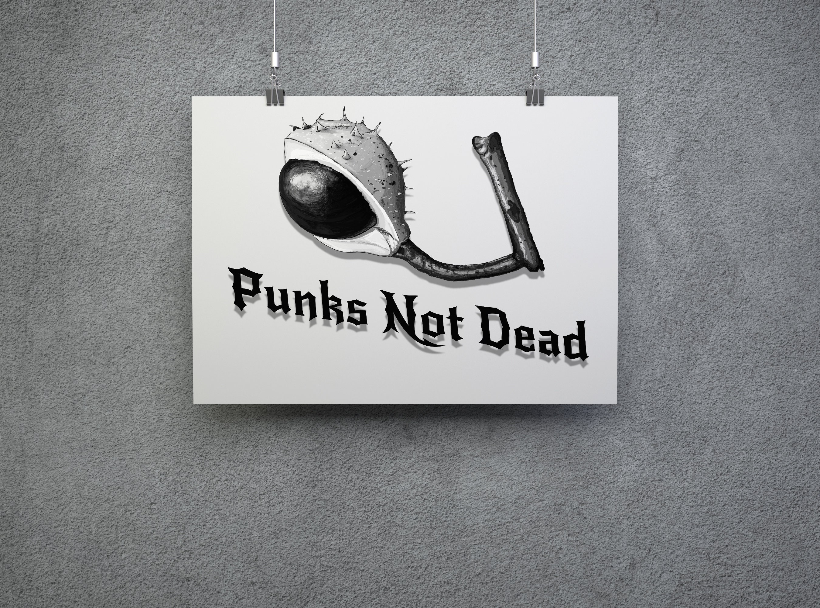 Punks Not Dead Print Punk Rock Art Print Punk Subcultures - Etsy