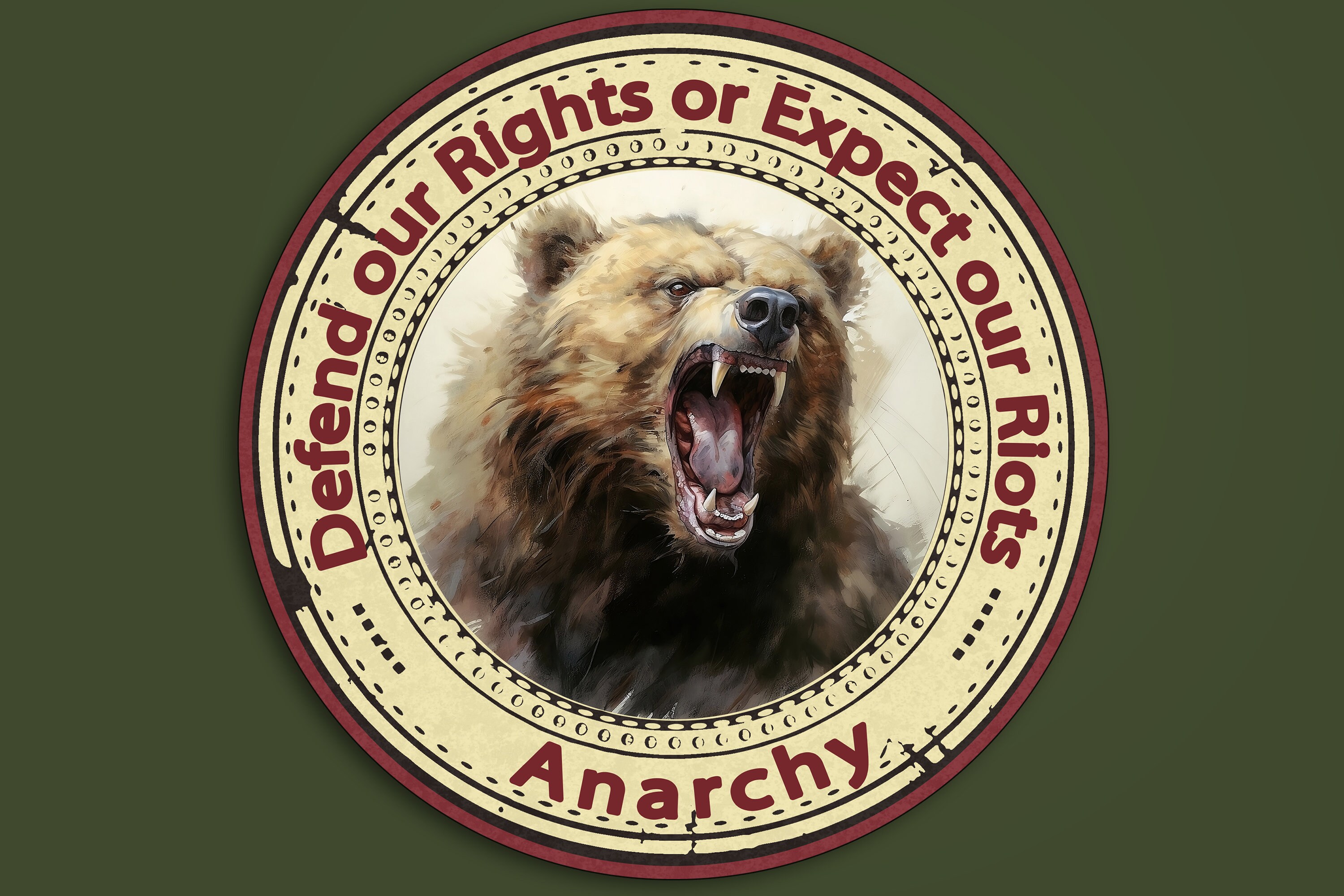 Bear Anarchy Wallpaper
