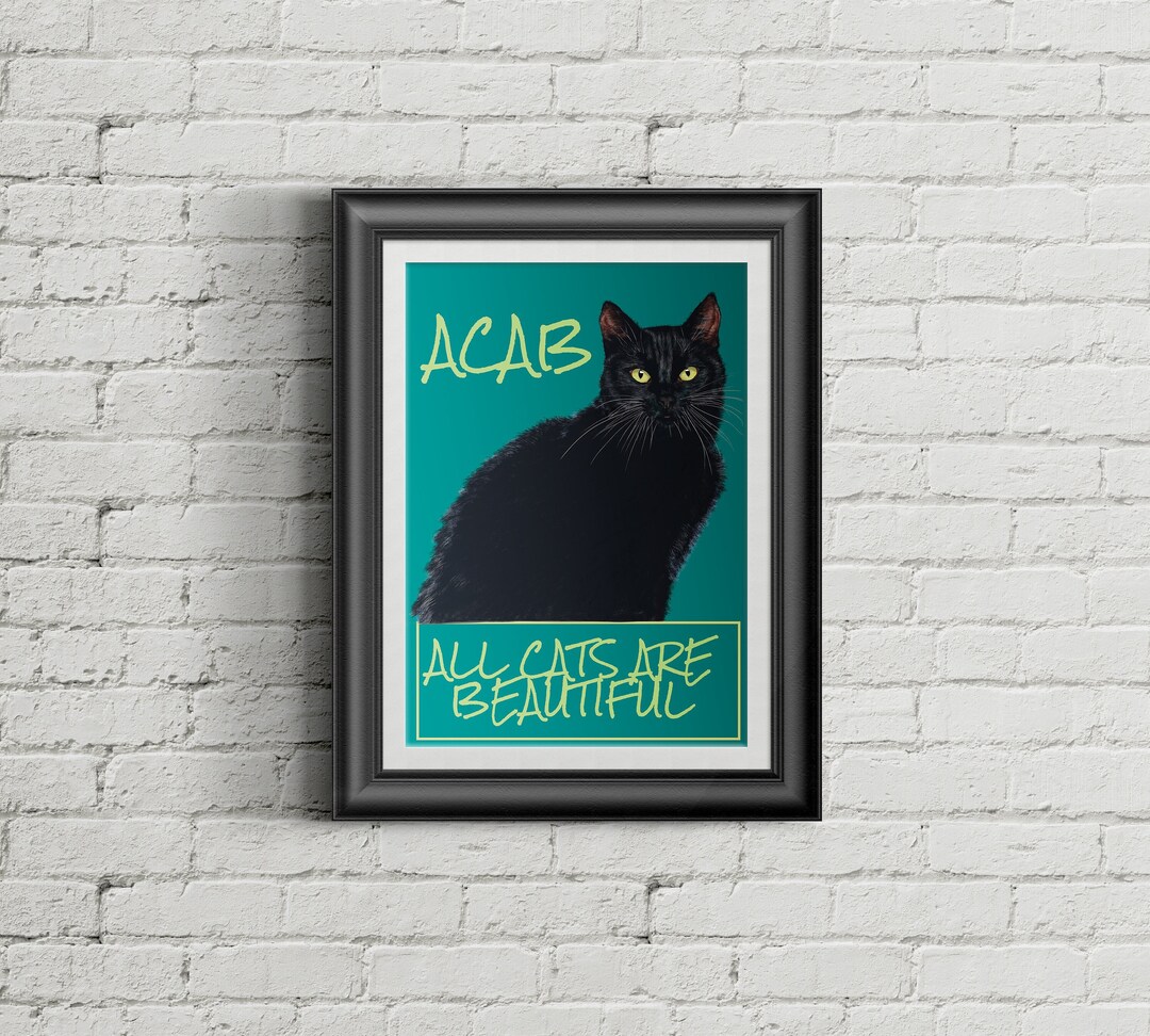 All Cats Are Beautiful Instant Download, ACAB Individual PNG, Digital ...