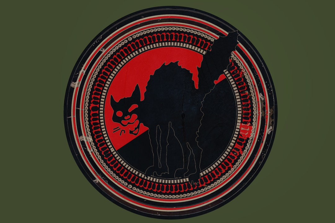 Anarchist Black Cat Vinyl Sticker - IWW Syndicalism - Etsy