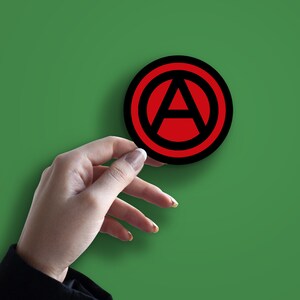 15 Pack Anarchy Mini Stickers, Circled A Symbol, Anarchist, Anarchy ...
