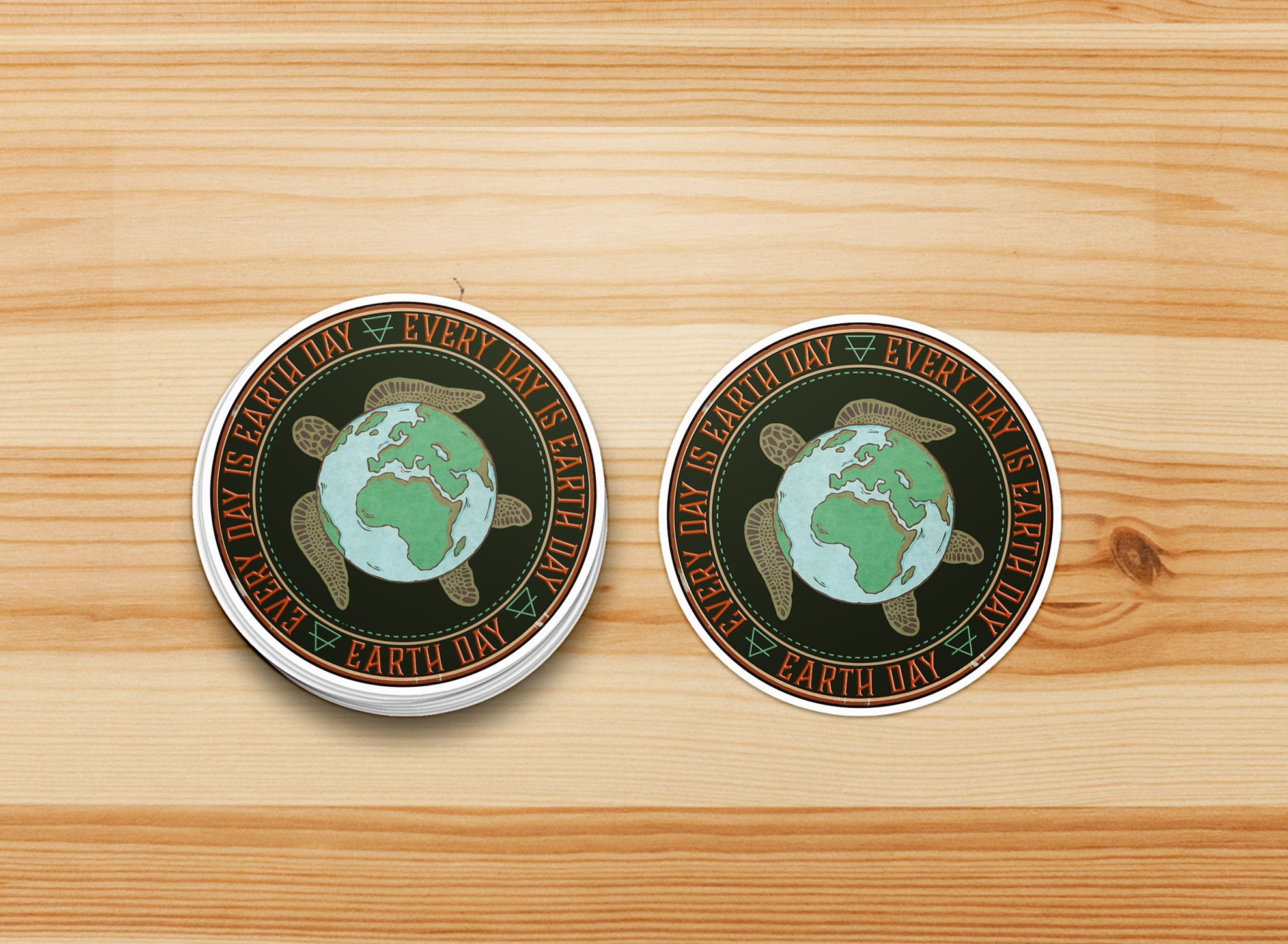 Every Day is Earth Day Sticker, Save Planet Earth Sticker, Green ...