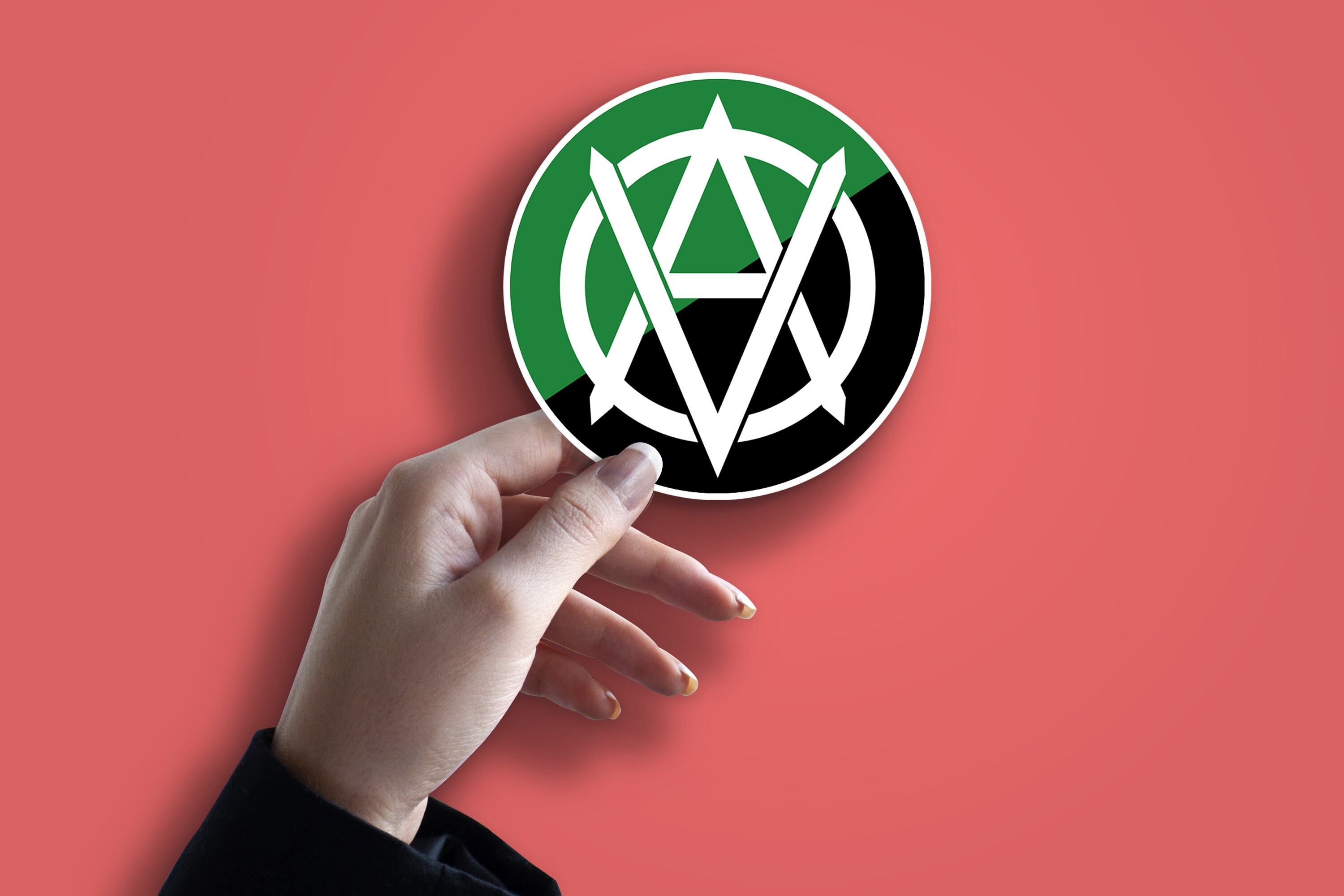 15 Pack Veganarchist Mini Sticker Anarcho-vegan Vegan - Etsy