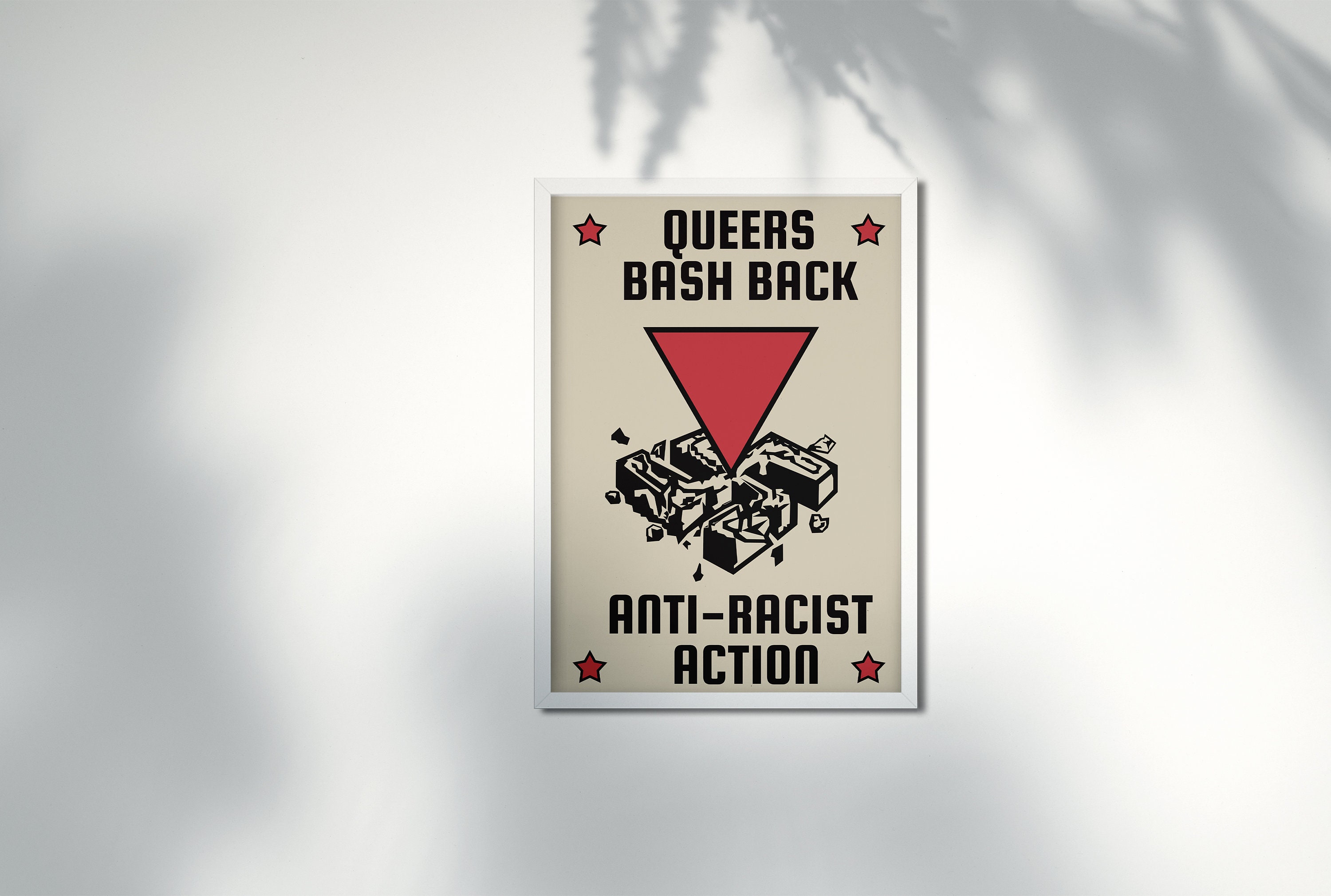 Queers Bash Back Anti-racist Action Prints/ Antifascism - Etsy