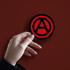 15 Pack Anarchy Mini Stickers, Circled A Symbol, Anarchist, Anarchy ...
