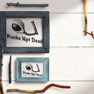 Punks Not Dead Print, Punk Rock, Art Print, Punk Subcultures Wall Art ...
